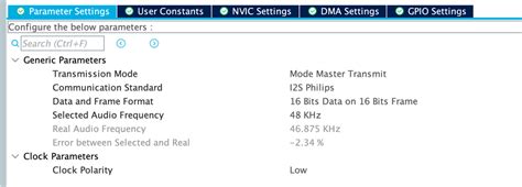 Using Cubeide To Configure I2s Cant Set I2s Cloc