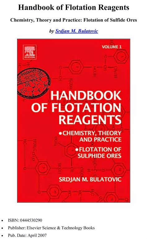 WYU Geology Handbook Of Flotation Reagents