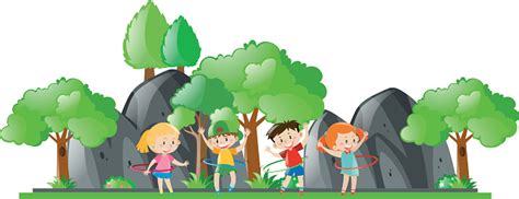 어린이 공원에서 Hulahoop를 하 고 귀여운에 대한 스톡 벡터 아트 및 기타 이미지 귀여운 벡터 소녀 Istock