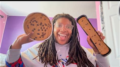 Asmr Eating Subway Cookie Vs Pizza Hut Cookie Youtube