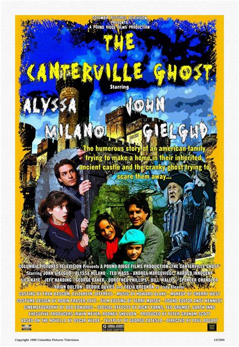 Classic Movie Poster The Canterville Ghost