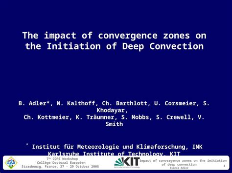 Ppt The Impact Of Convergence Zones On The Initiation Of Deep