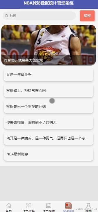 Javavue计算机毕设nba球员数据统计管理系统【源码程序论文开题】基于html和java的2021年nba球星信息管理系统设计