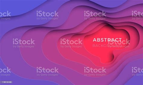 사실적인 종이 컷 레이어가 있는 3d 기하학적 배경 프리젠 테이션 전단지 초대장 포스터 배너를위한 벡터 디자인 레이아웃 0명에 대한 스톡 벡터 아트 및 기타 이미지 Istock
