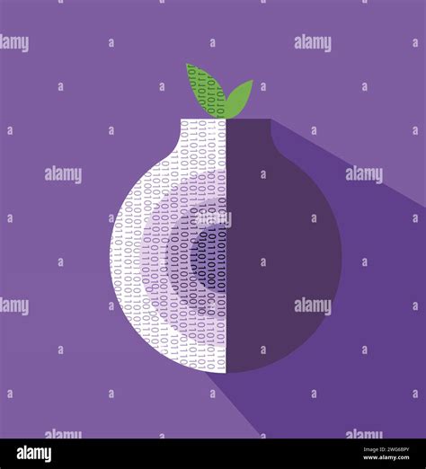 Onion Tor Deep Web Website Browser Illustration Stock Vector Image