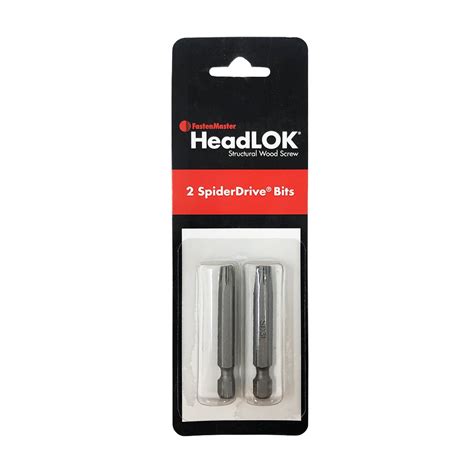 Fastenmaster Headlok Spider Drive Bit 2 Pack Schillings