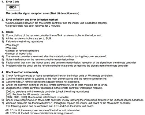 57 Mitsubishi Ac Error Codes Troubleshooting Full List Arlington