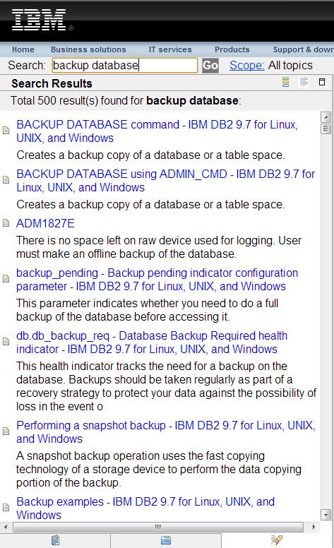 tips for using the ibm db2 information center part 1 navigating