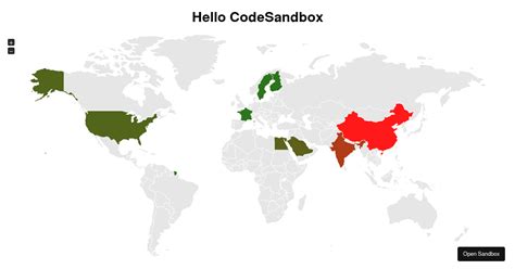 React Jvectormap Examples CodeSandbox