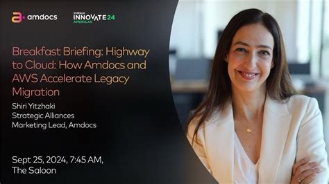 Amdocs On Linkedin Cloud Amdocs Tmforuminnovate Aws Cloudmigration Genai Innovation…