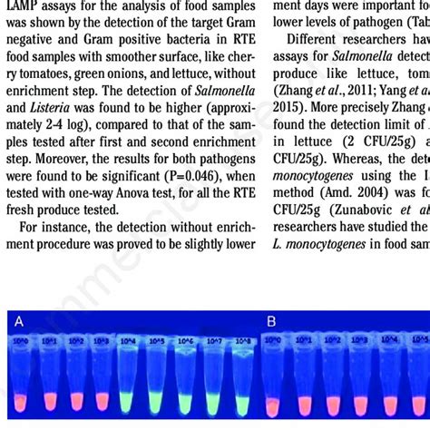 Pdf Evaluation Of Two Loop Mediated Isothermal Amplification Methods