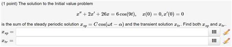 solved the solution to the initial value problem x 2x