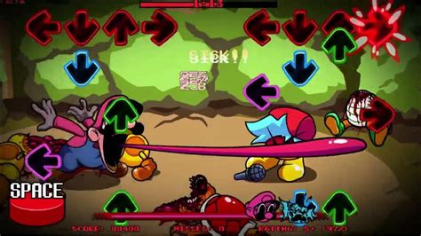 Fnf Marios Madness V2 Last Course By Friedfrick 1 Miss