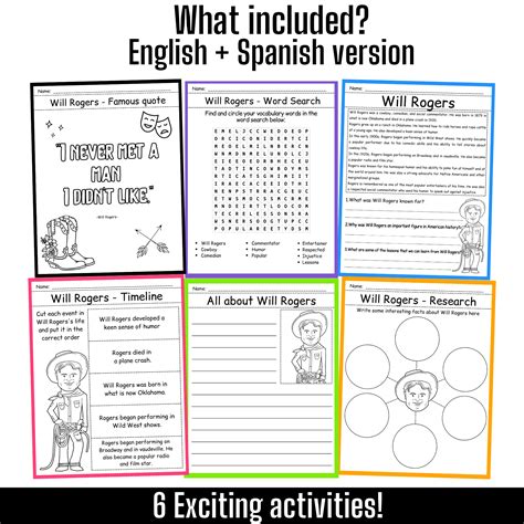 Native American Heritage Month Will Rogers Worksheets Reading