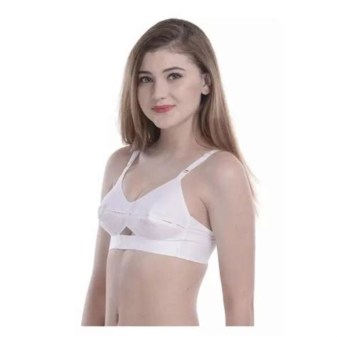 Full Figure Ladies White Cotton Non Padded Bra Plain At ₹ 60piece In