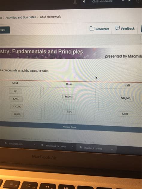 solved ch 8 homework i activities and due dates ch 8