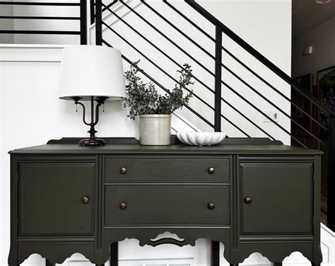 J B Van Sciver Early 1900s Carved Long Sideboard Buffet Credenza