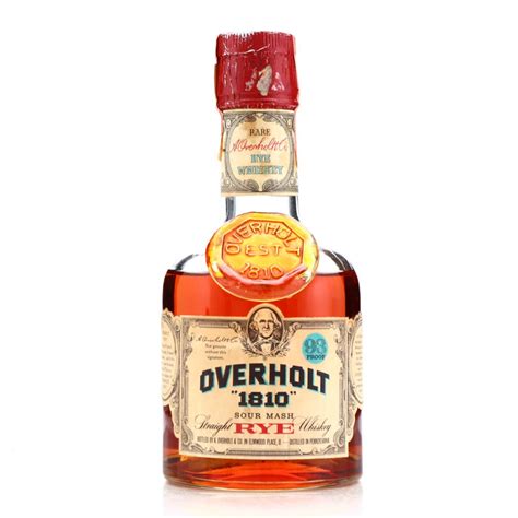 Overholt 1810 Straight Rye Pint 1966 Whisky Whisky Auctioneer