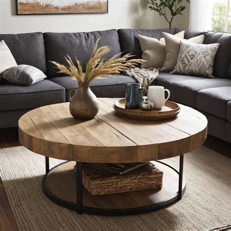 15 Stunning Round Coffee Table Ideas To Elevate Your Living Room Home
