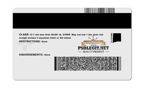 New Mexico Driver License Psd Template Psdlegit