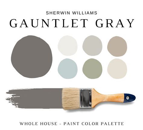 Gauntlet Gray Sherwin Williams Color Palette Sw Gauntlet Gray Exterior