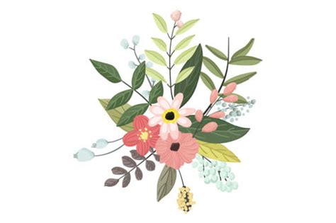 手描きの花ベクトル Uidownload