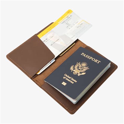 Rainier Passport Cover Java Coal Creek Leather