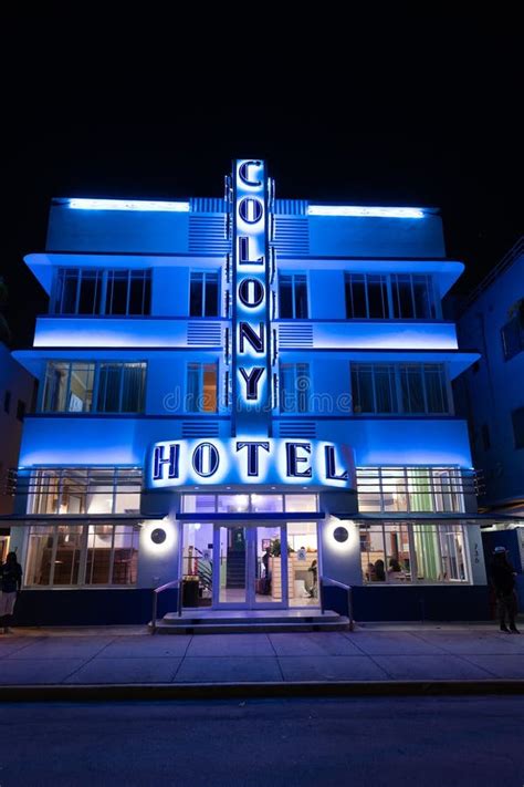 Miami Florida Usa 16 De Abril De 2021 Miami South Beach Ocean Drive