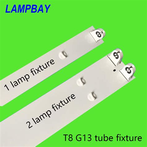 T8 G13 Tube Fixture 2ft 3ft 4ft 5ft Single Double Led Lamp House 24 36