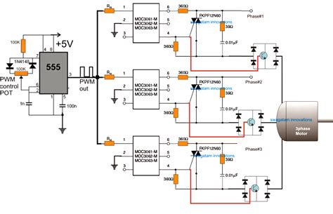 Electric Motor Speed Control Circuit Diagram Ac Power Motor