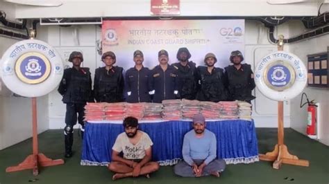 Gujarat Over 173 Kg Of Drugs Seized From Fishing Boat Off Coast 2