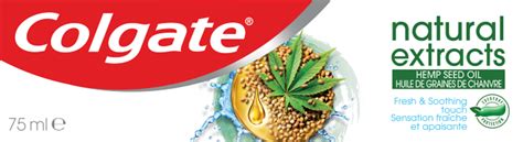Colgate Natural Extracts Hemp Seed Oil Toothpaste Pasta Do Zębów