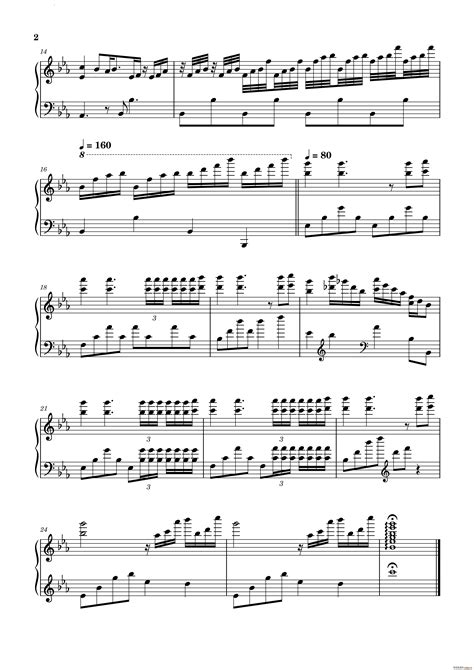 水边的阿狄丽娜ballade For Adeline 歌谱简谱网