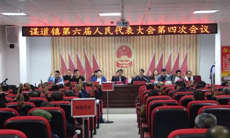 谋道镇召开第六届人民代表大会第四次会议工作