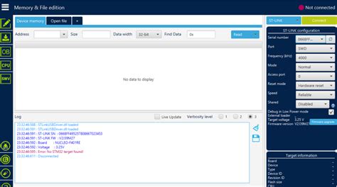 St Link Error “the Interface Firmware Failed To R Stmicroelectronics Community