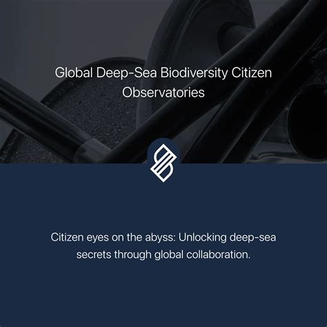 Global Deep Sea Biodiversity Citizen Observatories → Scenario