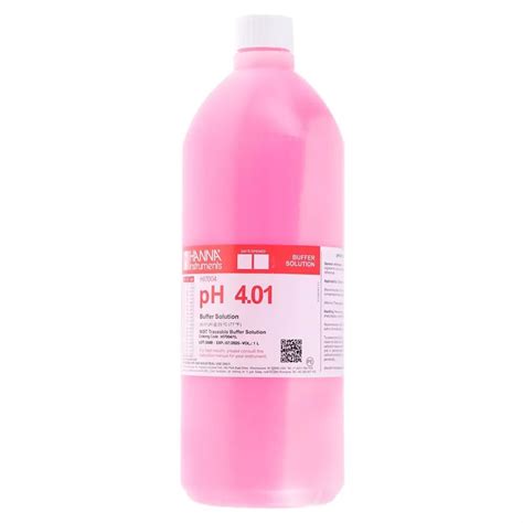 Buy Hanna Instruments Buffer Solution 1l Bottle 4 01ph Hi 7004 1l Online At Best Prices