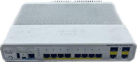 Cisco Ws C3560cg 8pc S 8 Port Catalyst 3560 Cg Series Poe Ethernet Switch