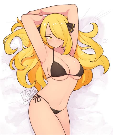 Cynthia Pokemon And 2 More Drawn By Kellila93 Danbooru