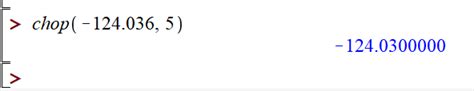 The Following Maple Procedure Chops A Floating Point Number Quizlet