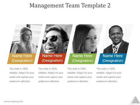 Management Team Template Ppt PowerPoint Presentation Visuals