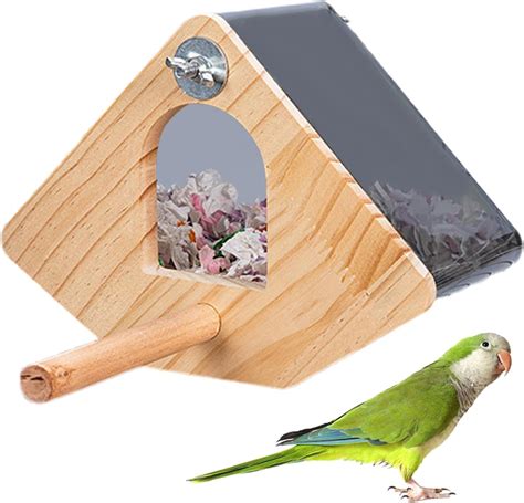 Parakeet Nesting Box Budgie Breeding Mating Box Clear Easy Cleaning