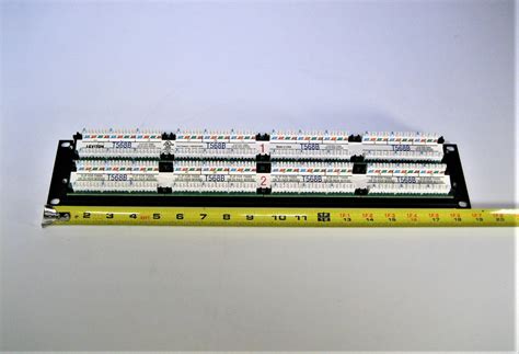 Leviton 69586 U48 Universal 48 Port Cat 6 Patch Panel W Cable