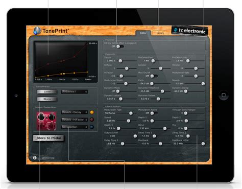 Toneprint Editor Für Ipad Von Tc Electronics Digital Notes De