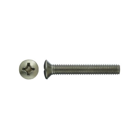 Raised Countersunk Head Screw Din 966 A2 H 3 M6 X 40