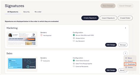 Duplicate Signature Exclaimer Knowledge Base