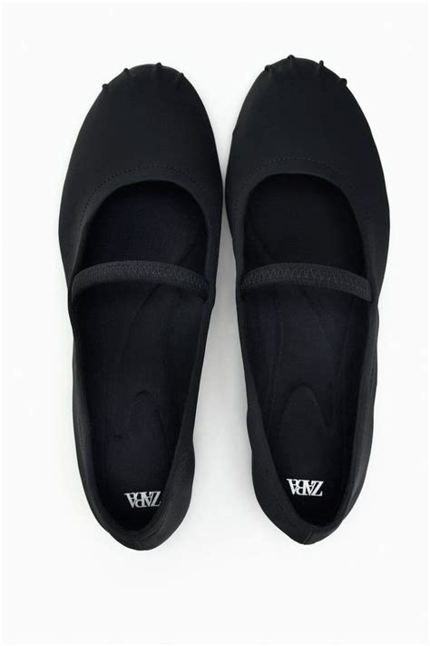 Classic Faux Suede Ballet Flats Black Artofit