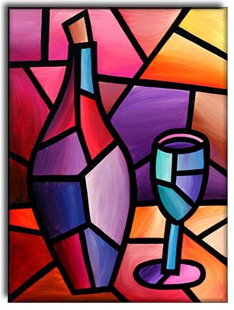 Simple Cubism Art