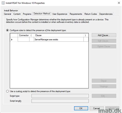 Deploy RSAT Remote Server Administration Tools For Windows 10 V1903