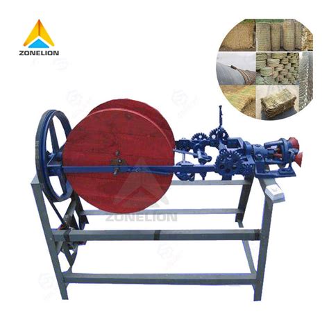 Rope Binding Machinery Jute Grass Rope Making Twinning Rolling Machine Price